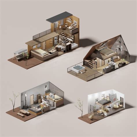 3d Model Tiny House 2 Toffu Co