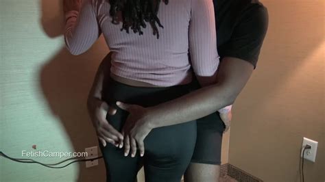 Grinding Dry Romp In Yoga Pants