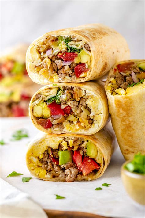 Homemade Breakfast Burritos With Potatoes All We Eat