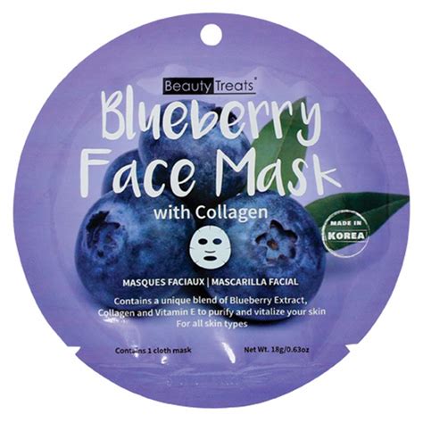 Beauty Treats Blueberry Face Mask Wcollagen Beauty