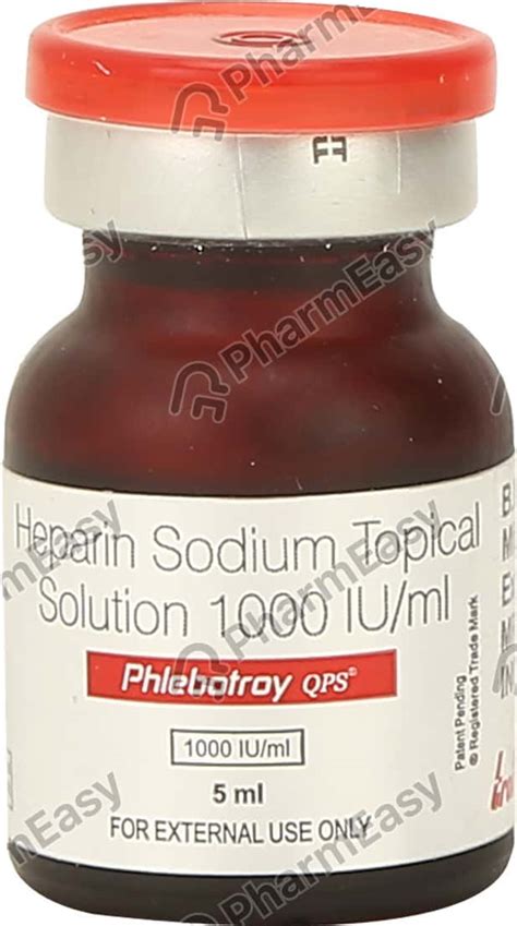 Phlebotroy Qps 1000 Iuml Liquid For Skin Application 5 Uses Side