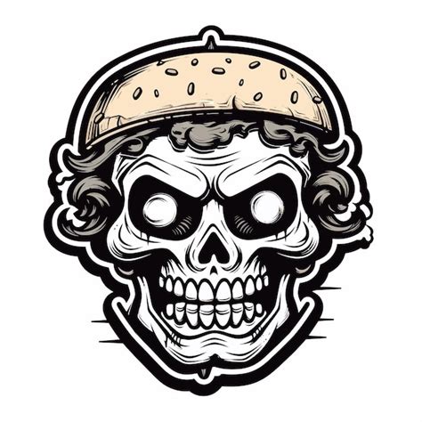 Skull Illustration Premium Ai Generated Vector