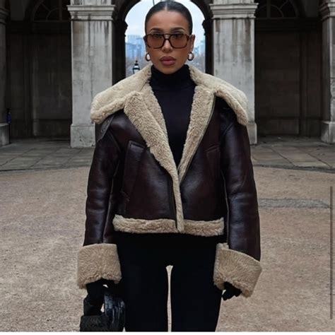 Zara Jackets And Coats Zara Faux Fur Leather Jacket Poshmark