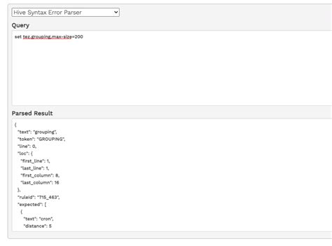 Need Help About Hive Syntax Parser Usage User Improvements And Howto Hue Discourse
