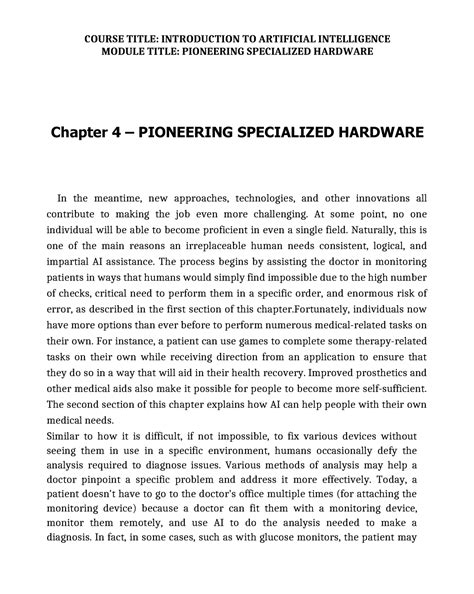 week 4 introduction to artificial intelligence week 4 module title