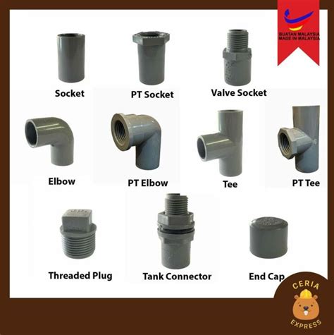 Pn15 Pvc Fitting 15mm 20mm 25mm Socket Tank Connector Elbow Threaded