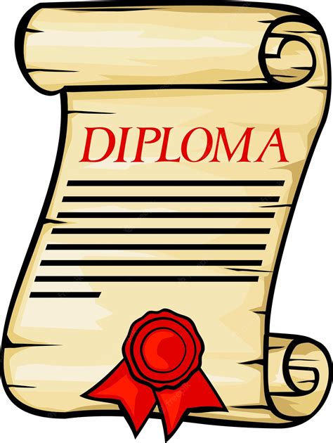 Diploma Premium Vector