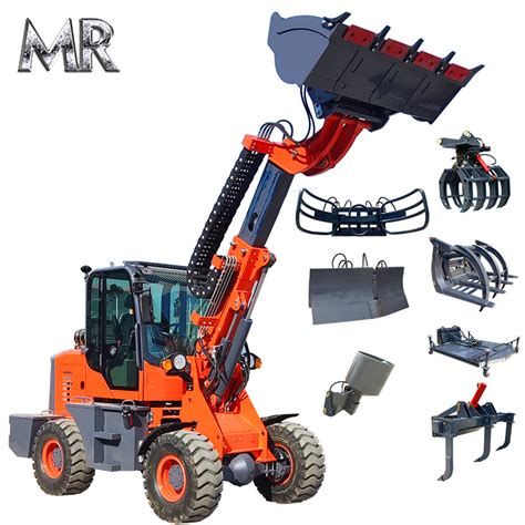 China Mini Front Shovel Loader Mini 15ton Mr1500 Payloader Telescopic Wheel Loader Scalable