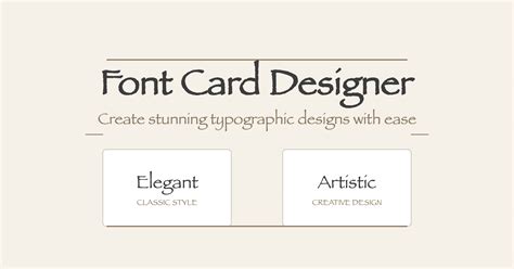 Font Card Designer Create Beautiful Text Card Designs