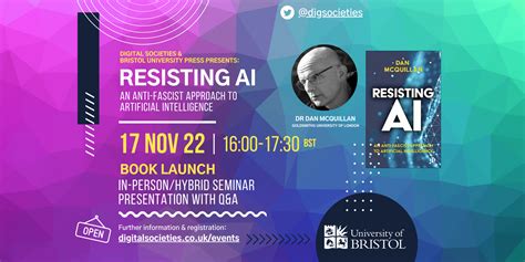 Resisting Ai Book Launch And Discussion The Bristol Cable