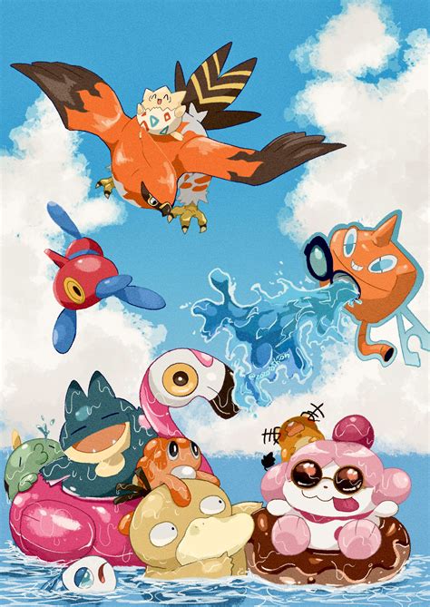 Zozozoshion Dedenne Gulpin Munchlax Porygon Z Psyduck Rotom