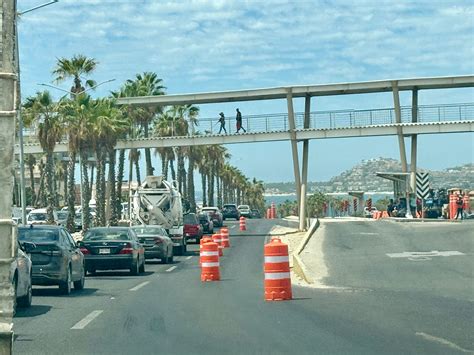Intenso Tráfico Vehicular En Glorieta De Fonatur En Sjc Tras Inicio De