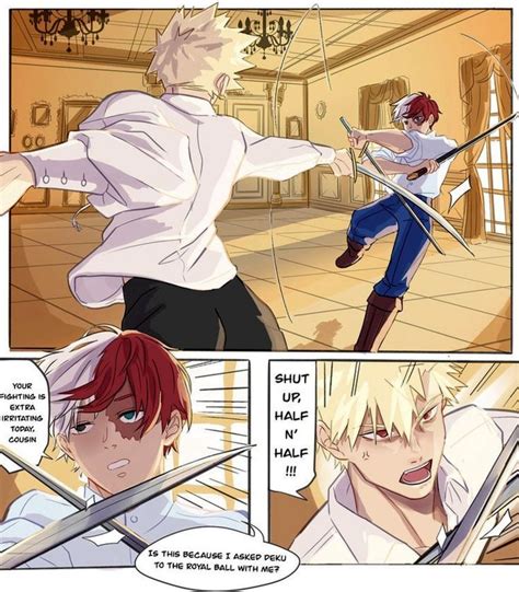 Todobaku Shouto Todoroki X Katsuki Bakugo Bnha By Instagram Kit