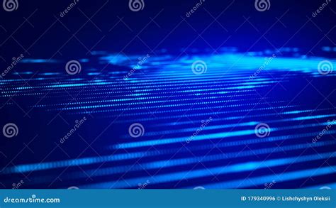 Big Data Visualization 3d Technology Wave Analytics Representation