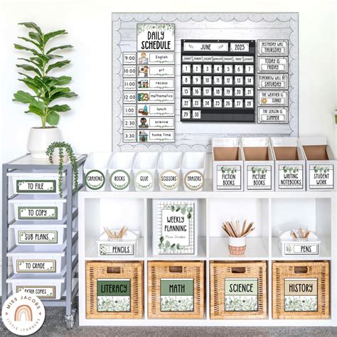 Modern Botanical Classroom Decor Miss Jacobs Little Learners