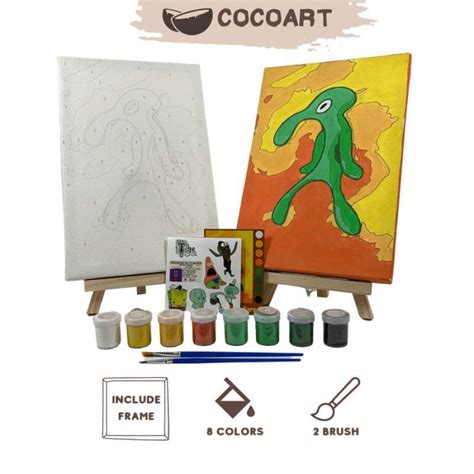 Jual Paint By Number Kit Tampan Dan Berani Spongebob Squarepants