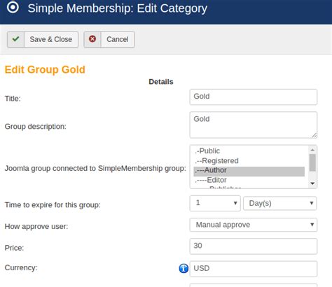 Management Rights Of Users And Access Permissions In Joomla Membership