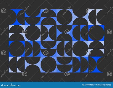 Geometric Pattern Background Simple Minimal Cutout Circle Shape