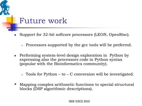 Ppt Syspy Using Python For Processor Centric Soc Design Powerpoint