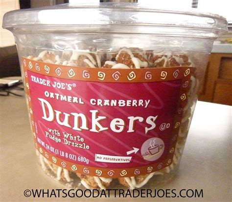 Whats Good At Trader Joes Trader Joes Oatmeal Cranberry Dunkers