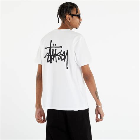 Stüssy Basic Stussy Tee Unisex White Footshop