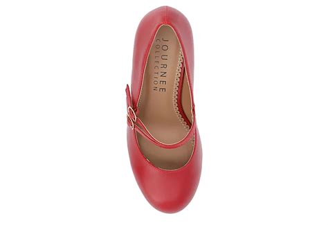 Red Journee Collection Womens Windy Wide Pump Rack Room Shoes