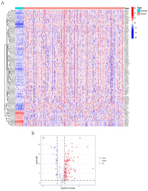 Differential Expression De Of Lncrnas Between Normal And Crc Tumor