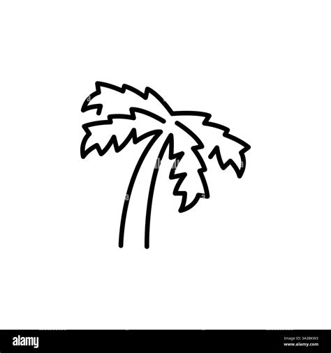 Palm Tree Icon Stock Vector Image And Art Alamy
