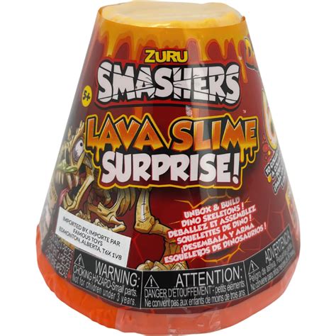 Zuru Smashers Lava Slime Surprise Series 4 Build Your Own Dino