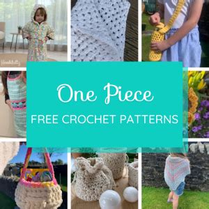 50 One Piece Crochet Patterns Free Hookfully