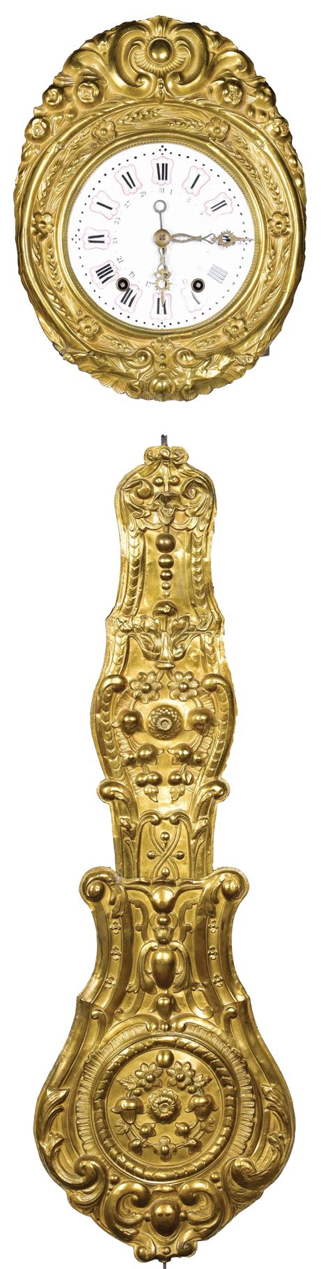 Lot Detail French Morbier Wall Clock C 1860