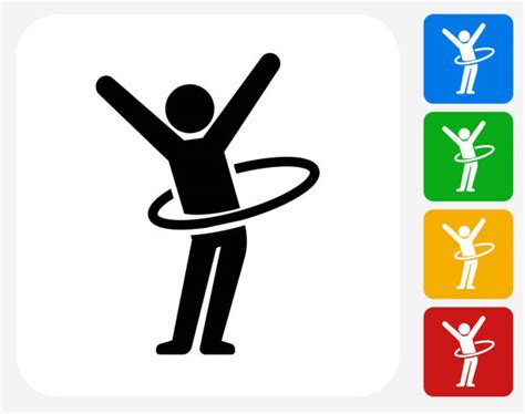 Royalty Free Hula Hoop Clip Art Vector Images And Illustrations Istock