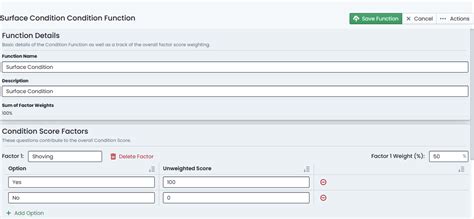 Editing Existing Condition Functions Metrix User Guide