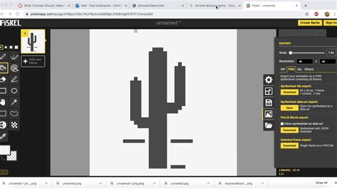 Part 5 Appearance Chrome Dinosaur Game Javascript Tutorial Youtube