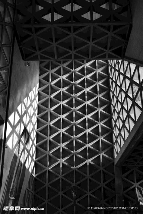 几何结构建筑内部光影摄影图建筑摄影建筑园林摄影图库昵图网