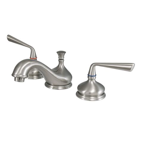 Kingston Tulare Ks1168zl Silver Sage Two Handle 3 Hole Deck Mount
