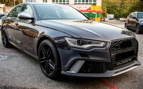 Audi A6 C7 Rs6 Look Grilles Black Gloss Premium Car