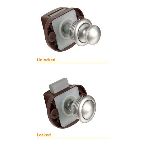 Concealed Push Knob Lock Small U S Futaba Inc
