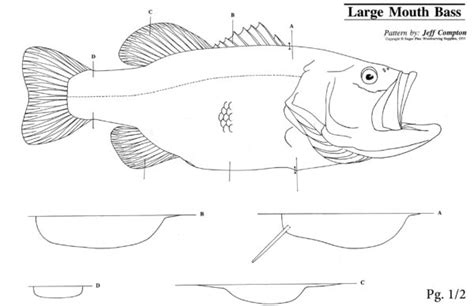 Largemouth Bass Sugarpine Woodcarving