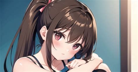 Girl Black Stockings Bewitching Thighs 無題 Pixiv