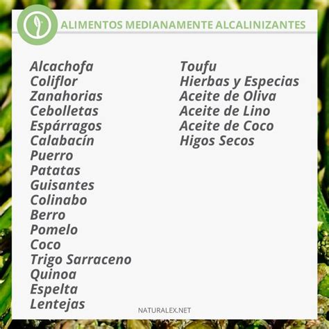 Tabla De Alimentos Alcalinos Y Ácidos Ph Alimentos