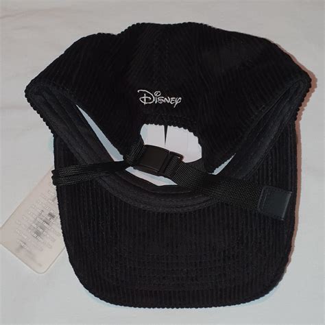 Kith X Disney Corduroy Classic Cap Black Never Worn Depop