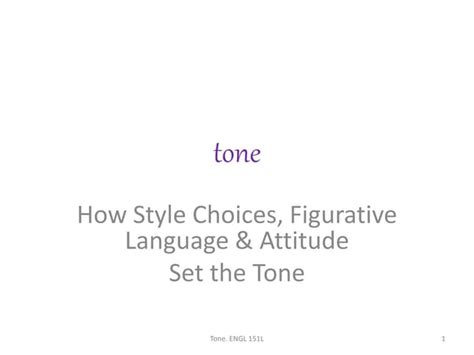 Tone Lecturepptx