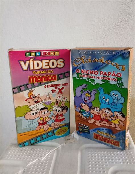 Vhs Turma Da Monica 2 Vhs Filme E Série Turma Da Mônica Usado