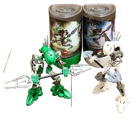 Lego Bionicle 8580 Kraata 8588 Rahkshi Kurahk 8589 Rahkshi Lerahk Set