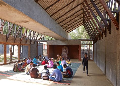 Sameep Padora Builds Buddhist Learning Centre In An Indian Forest Grove