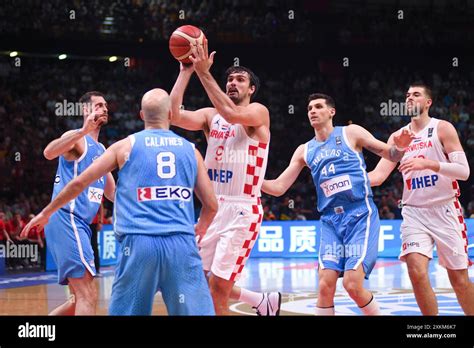 Dario Saric Croatia Against Greece Fiba Olympic Qualifying