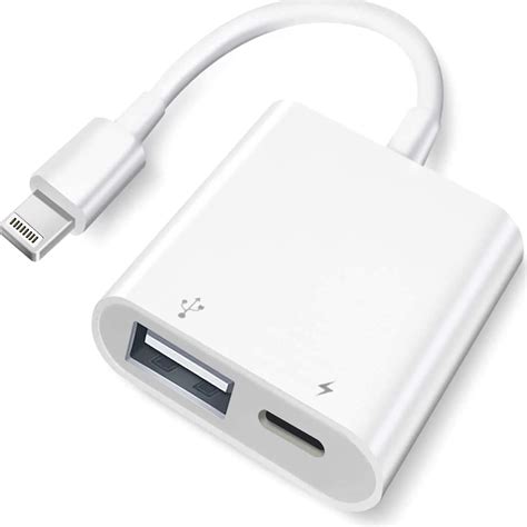 [apple Mfi Certified] Lightning To Usb Camera Adapter With Charging