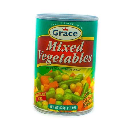 Grace Mix Vegetables 425g Grocery Shopping Online Jamaica